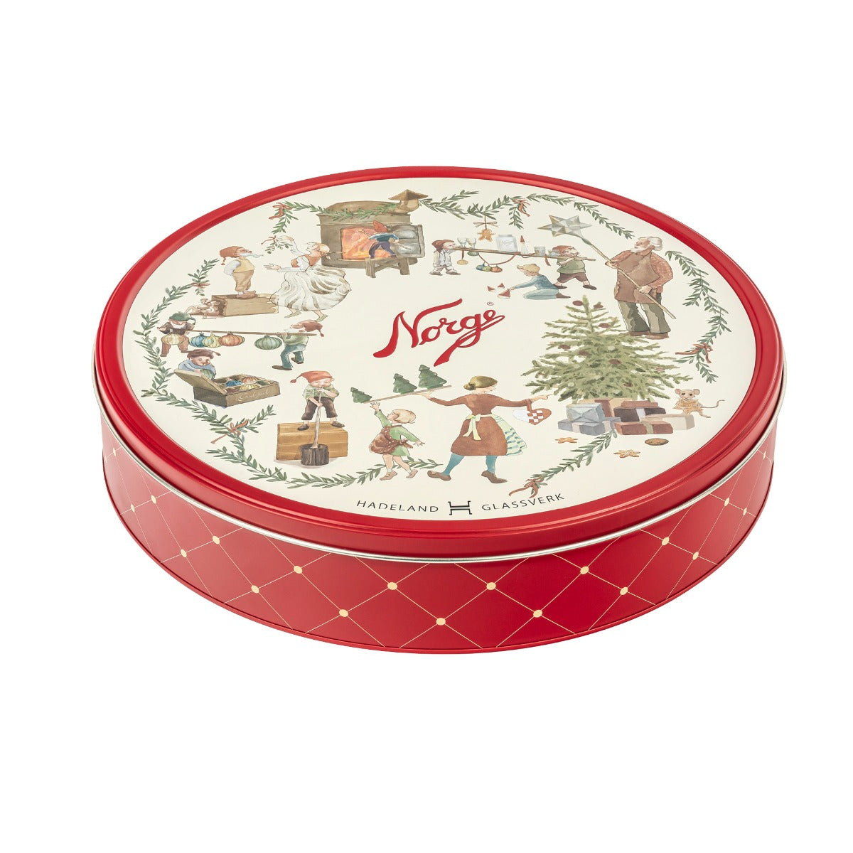 JULEKAKEBOKS RUND – Porsgrunds Porselænsfabrik