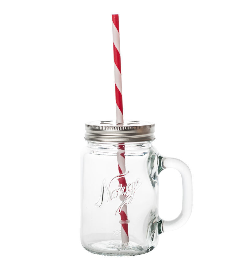 SEIDEL GLASS 2PK M/SUGERØR 35CL – Porsgrunds Porselænsfabrik